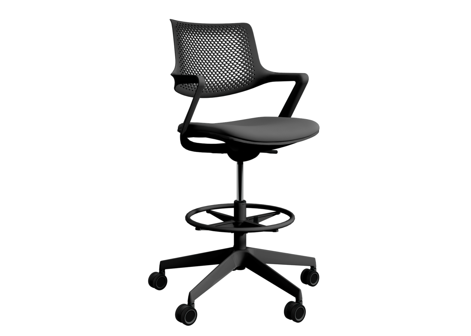 Loki Drafting Chair / Black – DDK